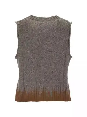 TELA Two-tone Knitted Vest