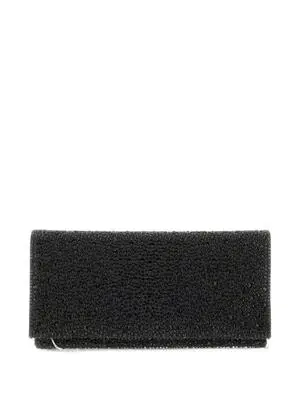 TWENTY FOURHAITCH Siria Crystal-embellished Clutch Bag - Black