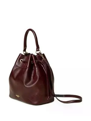 TWINSET Pebbled Drawstring Bucket Bag