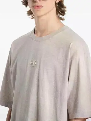 Filling Pieces Embroidered Melange T-shirt