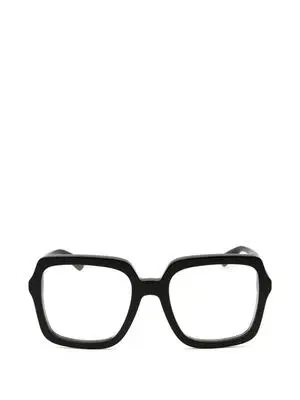 Gucci Rectangular Frame Glasses - Black