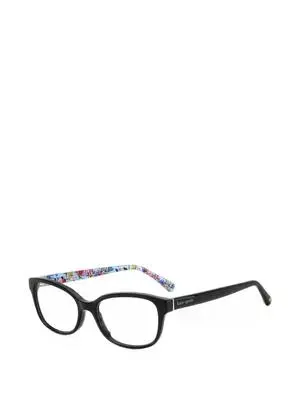 Kate Spade New York Violette Logo-print Eyeglasses - Black