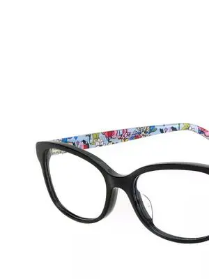 Kate Spade New York Kate Spade Violette Logo-Print Eyeglasses Black