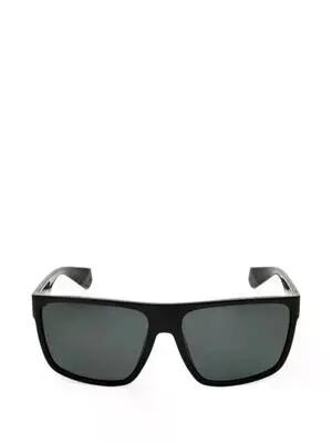POLAROID Rectangle Frame Sunglasses With Engraved Arms - Black