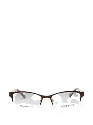 ADENSCO Rectangle Frame Eyeglasses - Brown