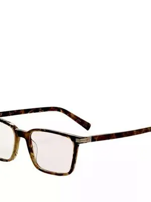 Tumi Tortoiseshell-effect Rectangle Eyeglasses