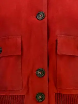 VALSTAR Ino Cropped Suede Jacket