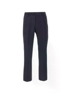 DEVORE INCIPIT Pleated Straight-leg Trousers - Blue