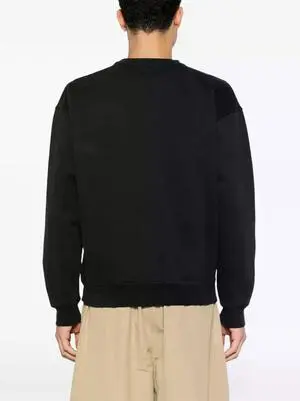 ARTE ANTWERP Logo Embroidered Sweatshirt - Black