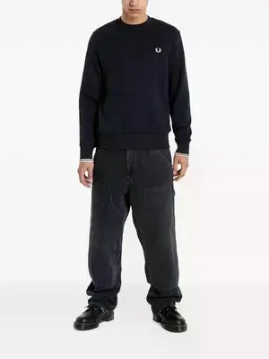 Fred Perry Embroidered-logo Sweatshirt
