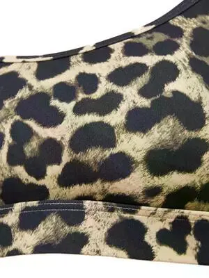 P.E Nation Fundamental Leopard-print Sports Bra