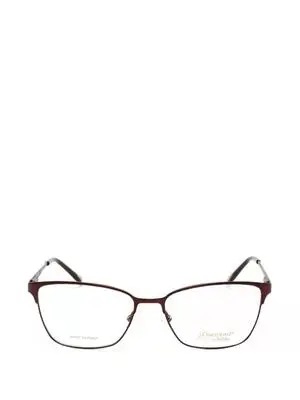 EMOZIONI Rectangle-frame Glasses - Brown