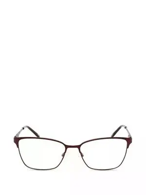 EMOZIONI Rectangle Frame Eyeglasses - Brown