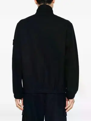 Stone Island Logo Patch Zip-up Jacket