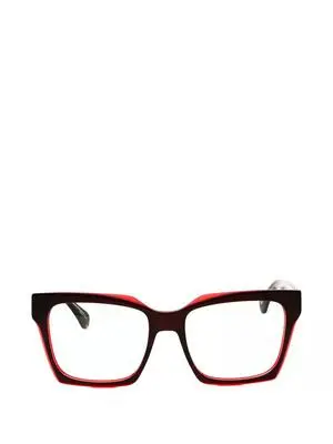 FILA Square Frame Eyeglasses - Red