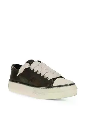 REPRESENT Distressed-leather Sneakers