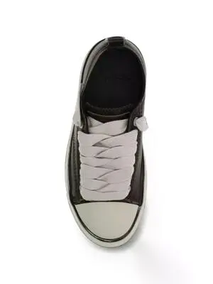 REPRESENT Distressed-leather Sneakers
