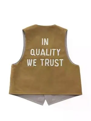 Visvim Beaded-motif Front-button Gilet