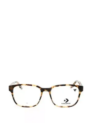CONVERSE Tortoiseshell-effect Rectangle-frame Glasses - Brown