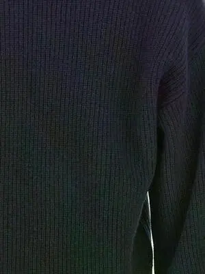 KAOS Ribbed-knit Button-sleeve Sweater