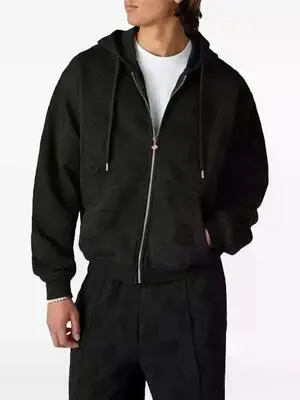 Casablanca Monogram Zip-up Hoodie