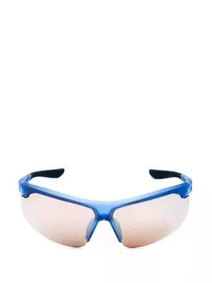 Nike Sports Sunglasses With Mirrored Lenses - Blue