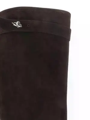 POEVE Buckle-detail Suede Boots