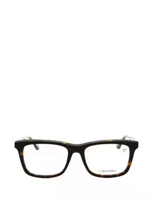 Calvin Klein Rectangle-frame Glasses - Brown