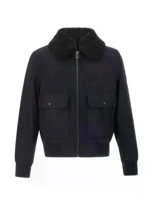 Belstaff Welder Shearling-collar Bomber Jacket