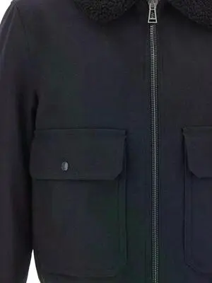 Belstaff Welder Shearling-collar Bomber Jacket