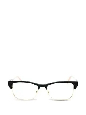 Lucky Brand Rectangle Frame Eyeglasses - Black