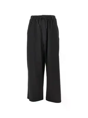 Y3 Drawstring Straight-leg Trousers