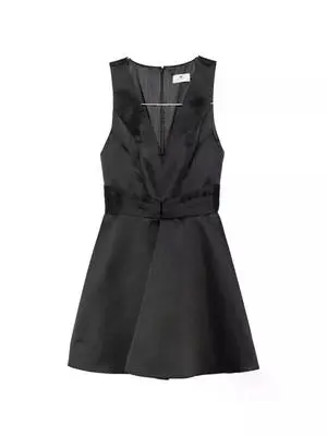 Elisabetta Franchi V-neck Sleeveless Mini Dress