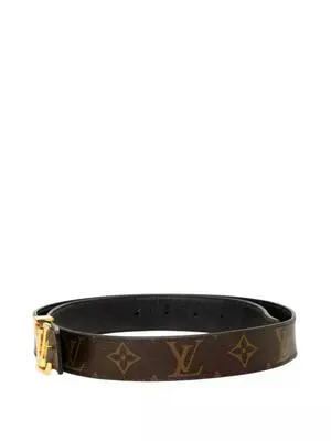 LOUIS VUITTON 2021 Monogram Initiales Reversible Belt