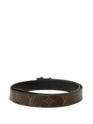LOUIS VUITTON 2021 Monogram Initiales Reversible Belt