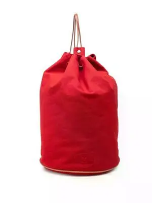 Hermès 20th Century Toile Polochon Mimile Backpack