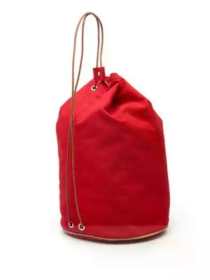 Hermès 20th Century Toile Polochon Mimile Backpack