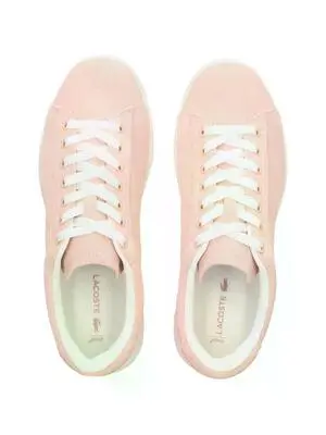 Lacoste Logo-embroidered Suede Sneakers