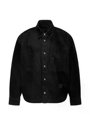 WOOYOUNGMI Chest-pocket Cotton Shirt - Black