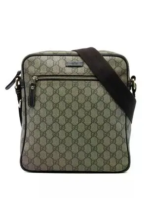 Gucci 2016-2026 Gg Supreme Crossbody Bag - Neutrals
