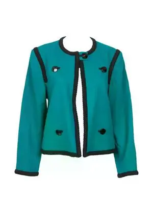 Saint Laurent Braided-trim Jacket