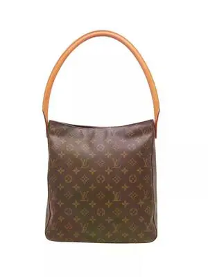 LOUIS VUITTON Monogram Looping Gm Shoulder Bag - Brown