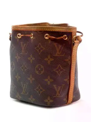 LOUIS VUITTON 2018 Monogram Nano Noe Bucket Bag