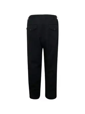 Yohji Yamamoto Button-embellished Cropped Trousers