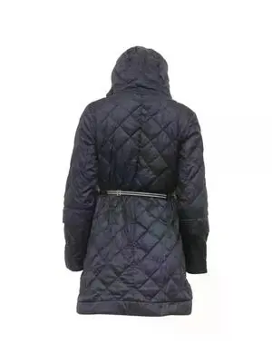 Max Mara Quilted Hooded Belted Jacket