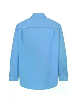 SOLID HOMME Chest-pocket Button-up Shirt
