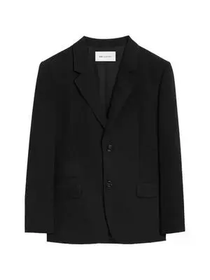 AMI Paris Single Breasted Straight-fit Wool Blazer