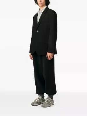 AMI Paris Single Breasted Straight-fit Wool Blazer