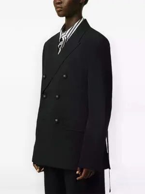 AMI Paris Double Breasted Wool Blazer