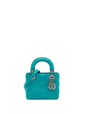 Dior 2014 Mini Lambskin Cannage Lady Satchel